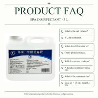 China 5L OPA Ortho Phthalaldehyde Disinfectant Solution Liquid For Endoscopes Devices for sale