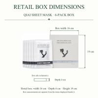 China Qiai Moisturizing Sheet Mask 25ml x 6 Silver Box for Wholesale Supply for sale