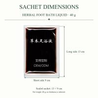 China Herbal Foot Bath Liquid 40g No-Boil Sachets for Wholesale Supply for sale