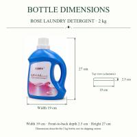China Rose Laundry Detergent 2kg Bottles in a 6-Bottle Wholesale Carton for sale