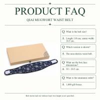 China Qiai Mugwort Waist Belt in Gift Box for Wholesale Home Accessory Supply for sale