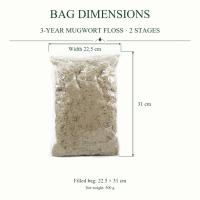 China 500g 3-Year Processed Mugwort Moxa Wool Two-Pass Wholesale Bulk Bag for sale