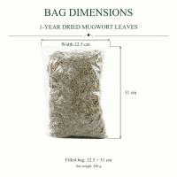 China 1-Year Dried Mugwort Leaves 500g Sealed Bulk Bag Wholesale Supply for sale
