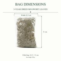 China 3-Year Dried Mugwort Leaves 500g Sealed Bulk Bag Wholesale Supply for sale