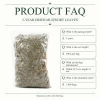 China 3-Year Dried Mugwort Leaves 500g Sealed Bulk Bag Wholesale Supply for sale