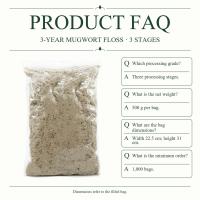 China 3-Year Three-Pass Moxa Wool 500g Sealed Bag Wholesale Supply for sale