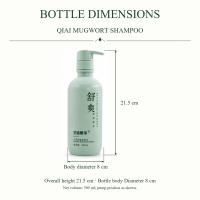 China Mugwort Shampoo 505ml Pump Bottle for Wholesale Hair Care Supply for sale