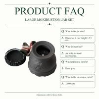 China Large Moxa Jar with Mesh and Protective Sleeves for Wholesale Supply for sale