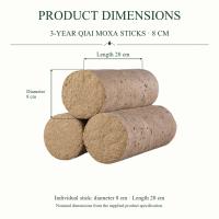 China 8 cm Mugwort Moxa Stick, 20 cm Long, Three-Year Aged Loose Format for sale