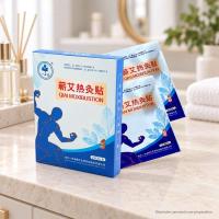 China Qiai Mugwort Warming Patches in a Blue Two-Piece Wholesale Box for sale