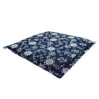China Qiai Mugwort Seat Cushion in Navy Fabric with Individual Gift Box for sale