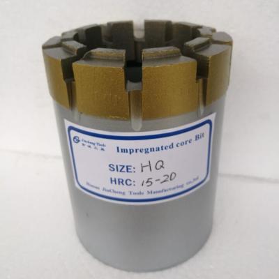 China Impregnated Diamond Core Rock Drill Bit for Geological Exploration and Well Drilling for sale