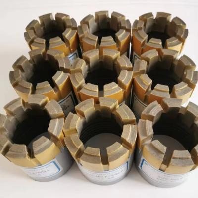 China NQ Vacuum Brazed Impregnated Diamond Core Drill Bit for sale