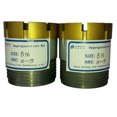 China AQ,BQ,NQ,HQ,PQ Impregnated Diamond Core Drill Bit for Water Well Drilling for sale
