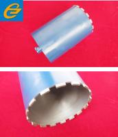 China 51mm Thin Wall diamond core Drill Bit for Concrete with 450mm pipe length for sale