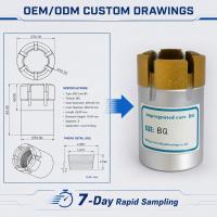 China NQ Wireline Impregnated Diamond Core Drill Bit for Geological Exploration and Water Well Drilling for sale