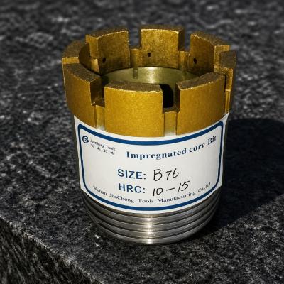 China NQ Impregnated Diamond Core Drill Bit High Recovery Rate for Mineral Exploration Hard Rock Drilling for sale