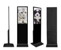 China 55 Inch Free Standing Digital Signage Kiosk with Face Recognition and Touch Screen for sale