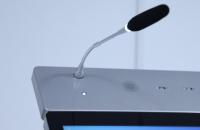 China High Brightness Multimedia Podium Lectern , Smart Teaching Podium For School for sale