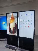 China 55 Inch Android OS LCD Digital Signage with 350 Cd/m² Brightness for Indoor/Outdoor Advertising Display Screen for sale