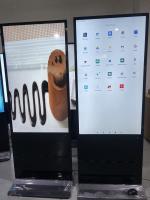China 55 Inch Android OS LCD Digital Signage with 350 Cd/m² Brightness for Indoor/Outdoor Advertising Display Screen for sale