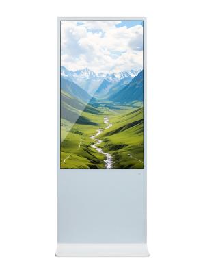 China 55 Inch Indoor LCD Digital Signage with 350 Cd/m² Brightness and Android OS for Advertising Display Screen for sale