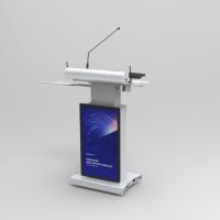 China Educational Equipment Multimedia Podium With Microphone Stand for sale