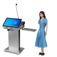 China Foldable Smart Lectern with Intel i5 6th Gen Processor and Multi-Language Support for Multimedia Presentations for sale