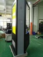 China 55 65 Inch Outdoor Totem Signage 4K Double Sided Digital Signage Advertising Display with 2500Cd/m² Brightness for sale