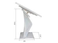 China Vertical Digital Signage Display 2k Information 43 Inch Touch Screen Kiosk for sale