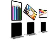 China K type Information Display Media Advertising Player Vertical Lcd Digital Signage for sale
