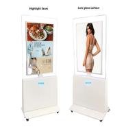 China 55 Inch Floor Standing LCD Digital Signage with Quad-core Cortex-A17 and 350 Cd/m² Brightness for sale