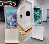 China High Brightness Indoor LCD Digital Signage Shop Hanging Digital Signage Touch Display for sale