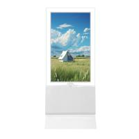 China Transparent Floor Standing Kiosk Double Sided LCD Display Signage for sale