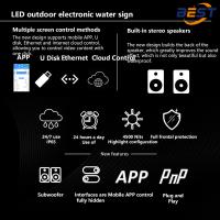 China Outdoor Digital Menu Board with Battery 4500Nits IP65 Waterproof & Wide Temperature Range -25℃~55℃ for sale