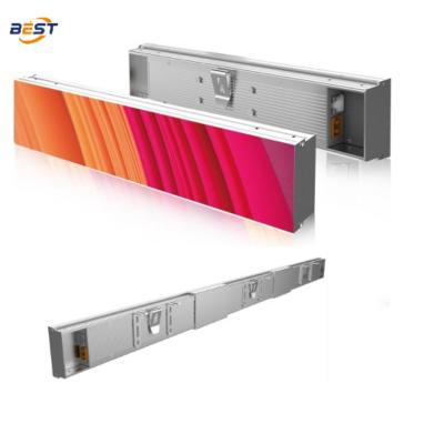 China Indoor HD Custom-Size LED Shelf Screen  300-1200x60mm Aluminum Profile Cabinet 3840Hz Refresh Rate for sale