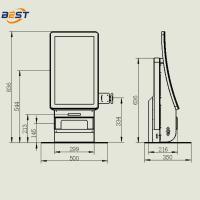 China 21.5 Inch Self-service Ordering Kiosk with 10-point Capacitive Touch and Intel Core I3 CPU POS System for sale
