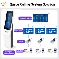 China Wireless Paging Calling Queue Management Ticket Dispenser With Timer Camera Digital Display For Hospital Fastfood Bank for sale