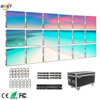 China Indoor LED Rental Display Screen P0.9/P1.25/P1.86/P2.5/P3.91 Wall Panel Matrix Custom for sale
