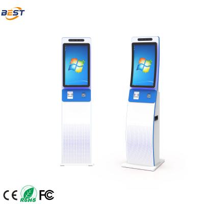 China Interactive POS Kiosk with 4K Clarity Display 50,000-Hour Lifespan and 10-Point Capacitive Touch for Self-Service Ordering for sale