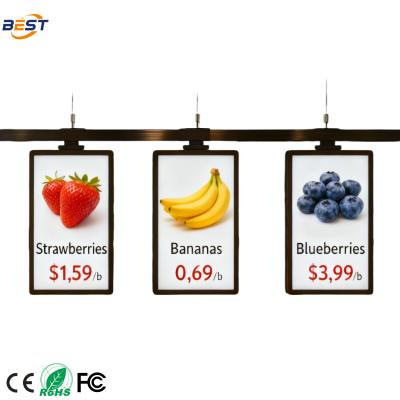 China 10.1 Inch LCD Electronic Shelf Label with 200-220cd/m² Brightness and 1280x800 Resolution Digital Price Tag for sale