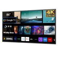China Waterproof Outdoor TV with Google TV 1500-3000nits Sunlight Readable Screen for sale