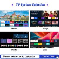 China Waterproof Outdoor TV with Google TV 1500-3000nits Sunlight Readable Screen for sale