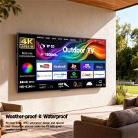 China Outdoor TV Waterproof IP66 4K UHD High Brightness Commercial Display for sale