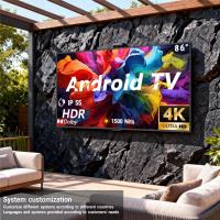 China IP55/IP66 Waterproof Outdoor TV with 4K Ultra HD Resolution and 1500-3000nits High Brightness for Commercial Display for sale