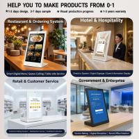 China Smart Desktop Digital Signage Display with Touch Screen & Face Recognition Camera for sale