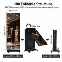 China P2.5 Portable Foldable LED Poster Display High Brightness 640x1920mm Aluminum Alloy Standee for sale