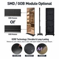 China P2.5 Portable Foldable LED Poster Display High Brightness 640x1920mm Aluminum Alloy Standee for sale