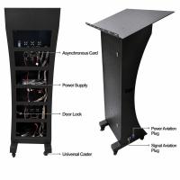China High Brightness 450-650nit GOB Curved LED Lectern Display 3840Hz 12-16Bit Grayscale Wireless Smart Control for sale