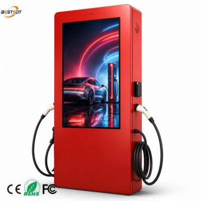 China 180kW 240kW 360kW 480kW DC HPC EV Charger CCS2 Outdoor LCD Advertising Display OCPP 1.6J for sale